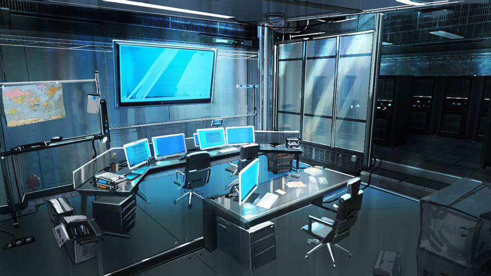 Sci Fi Room Concept Art