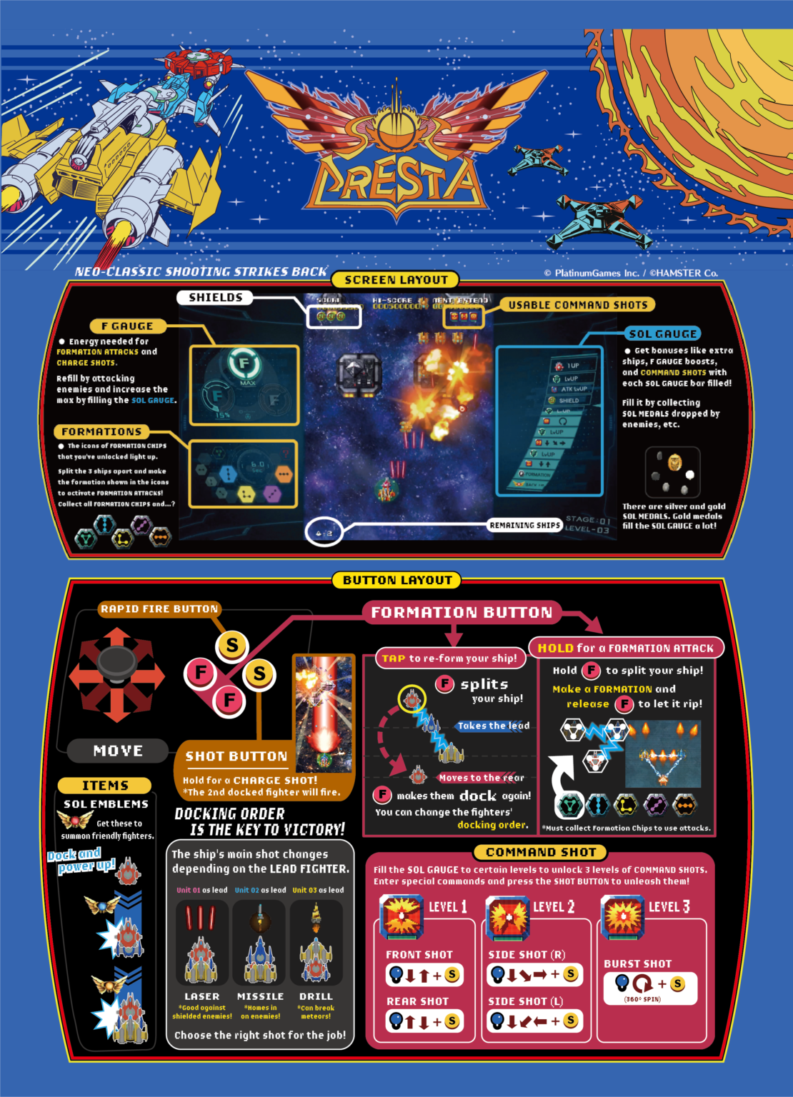 SOL CRESTA Finally Launches Today! - PlatinumGames Official ...