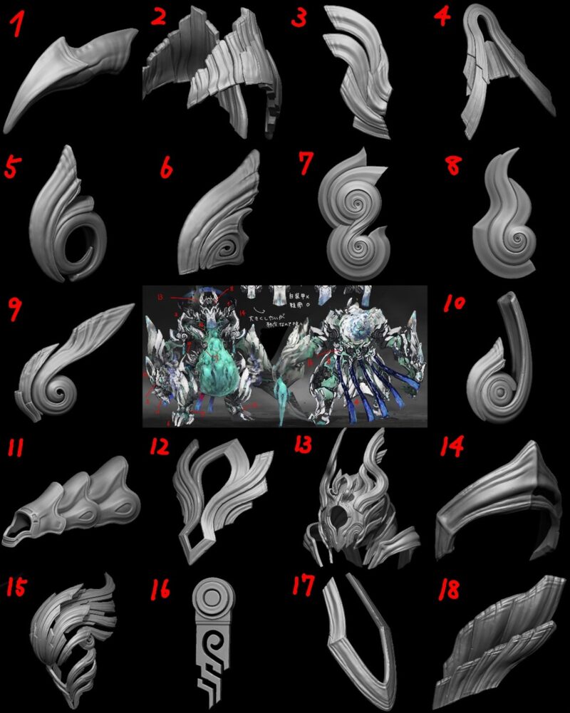 Umbran Studies - Homunculi Character Modeling - PlatinumGames Official ...
