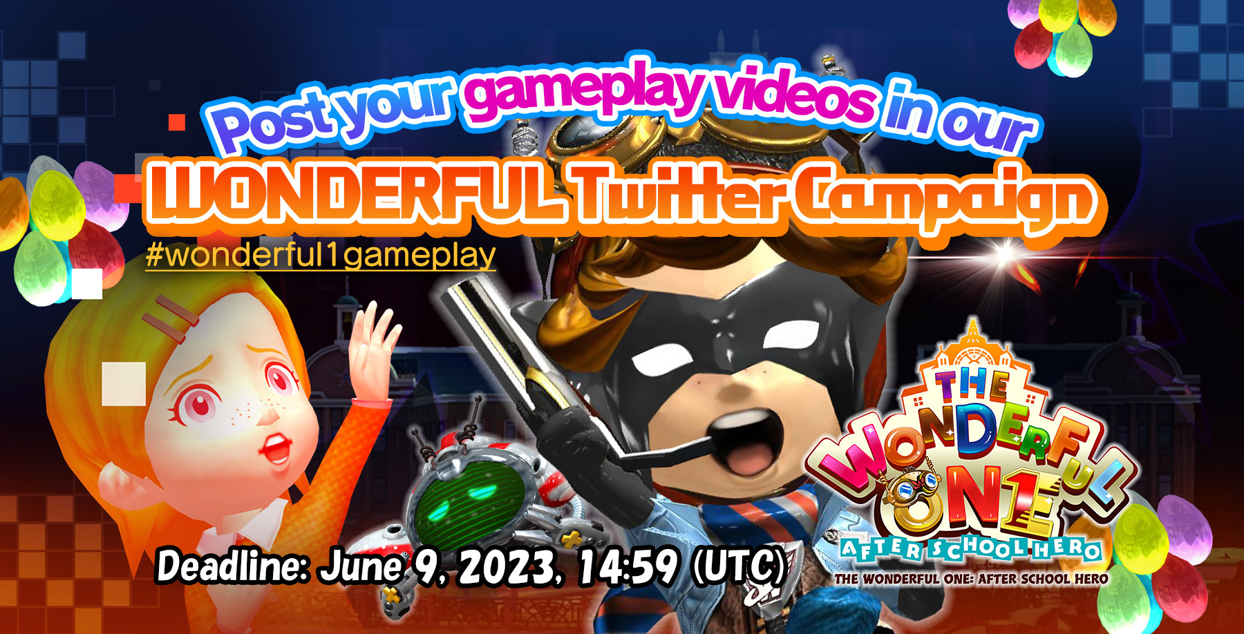 Post your gameplay videos in our “WONDERFUL Twitter Campaign” to ...